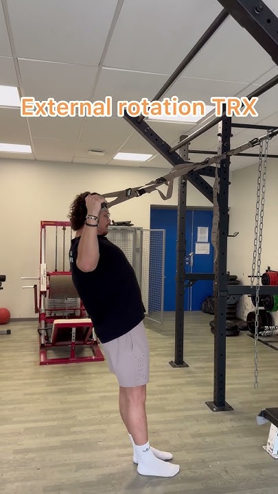 External rotation TRX - YouTube