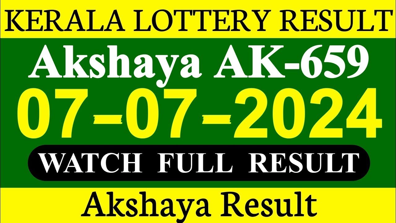 Kerala Lottery Result Kerala Lottery Result Today 07 07 24 Kerala Lottery Result Kerala Lottery Result Today 07 07 24