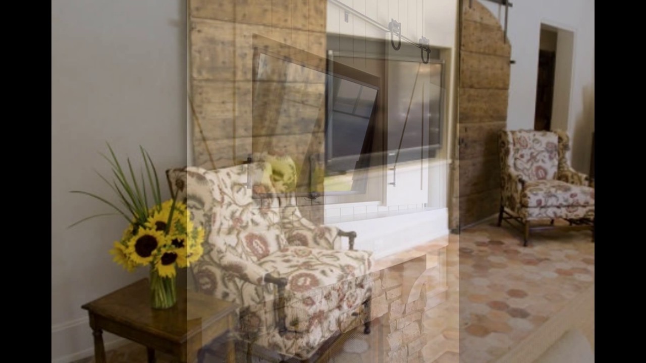 Barn Door TV Cover - YouTube