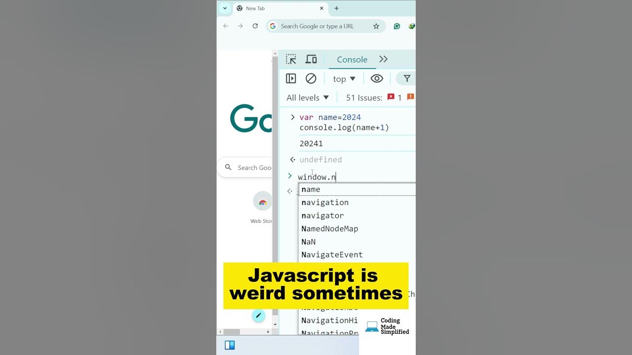 Javascript is weird #frontend #interviewtips #interviewquestions #frontenddeveloper - YouTube