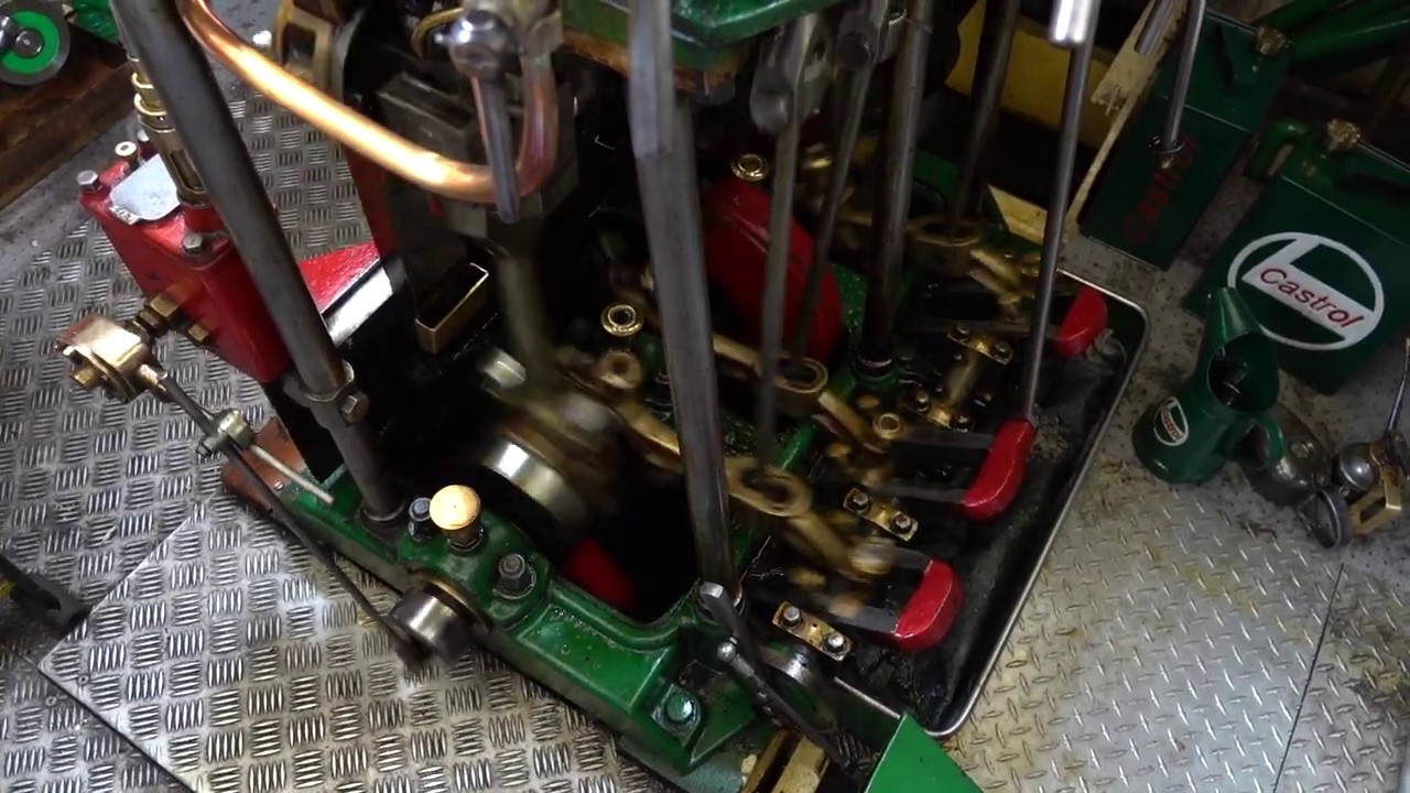 1921 Sissons steam engines of 1898 Thames Steam Launch Nuneham - YouTube