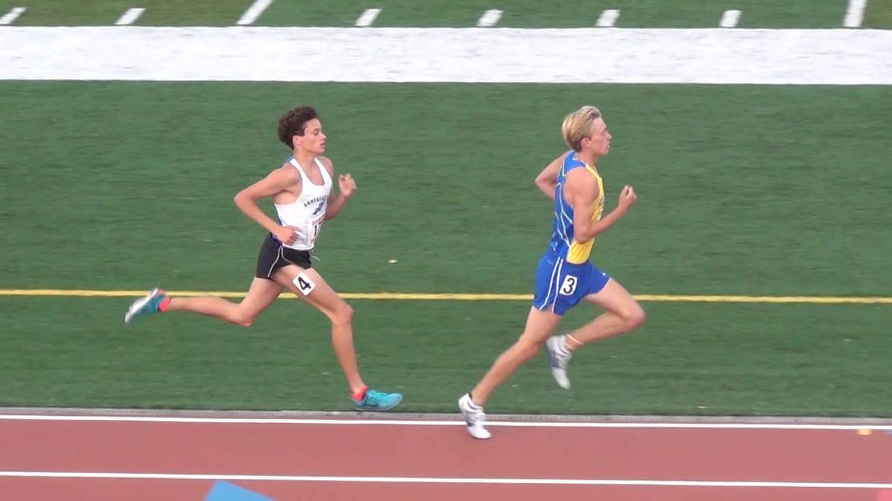 Boys 1600M Regional 5/26/16 Gabe Fendel Indiana - YouTube