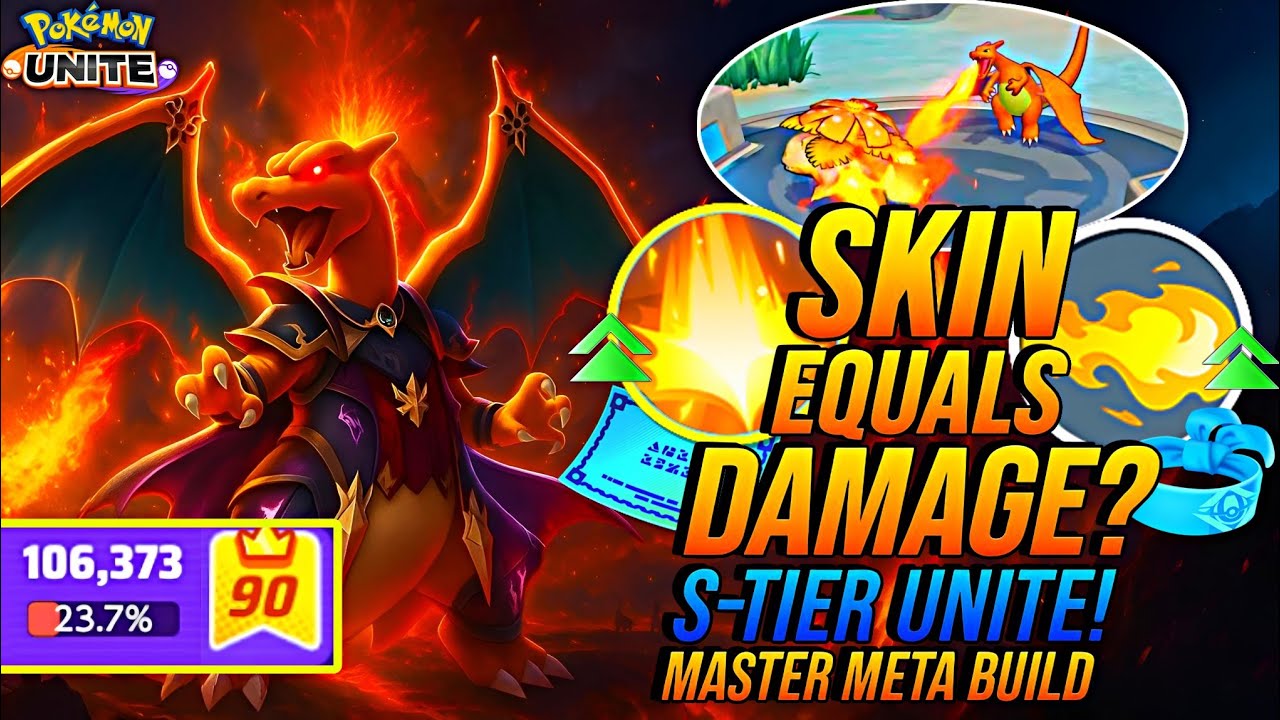 SKIN = DAMAGE?! 🤯 INSANELY BROKEN CHARIZARD S-TIER FLAMETHROWER META ...