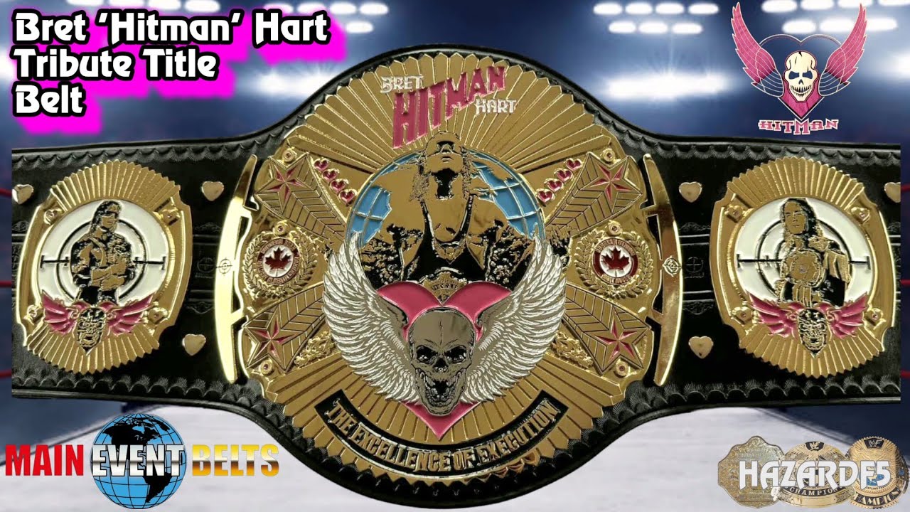 Bret 'Hitman' Hart Tribute Championship Belt Review - WWE Replica Belt ...