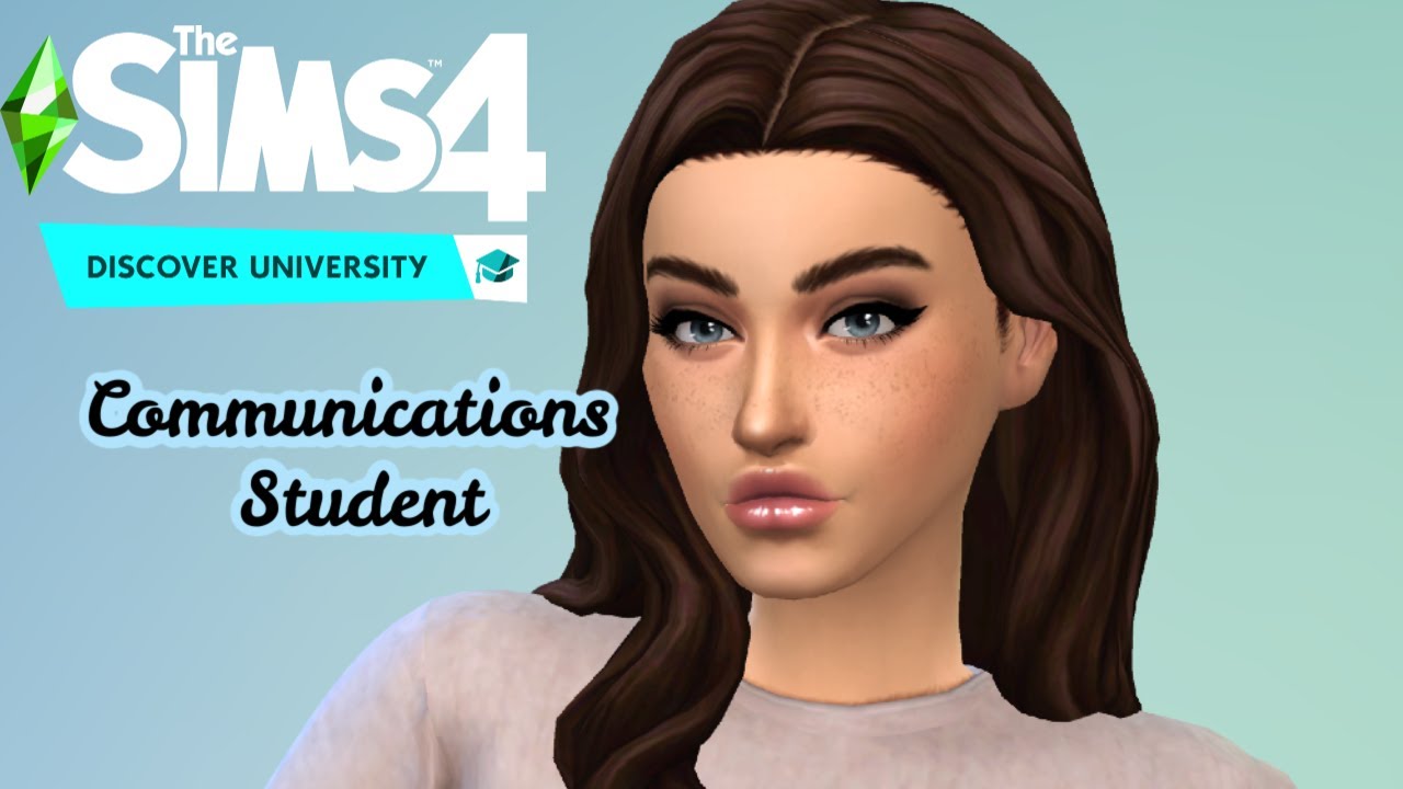 Sims 4 University CAS Communications Student YouTube sims-4-university-cas-communications-student-youtube