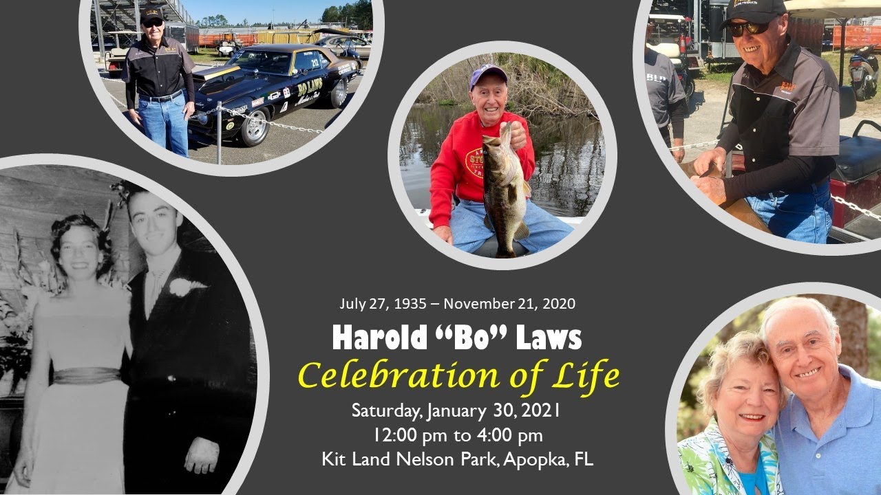 Bo Laws Celebration of life 2021 - YouTube