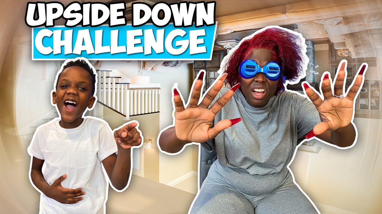UPSIDE DOWN CHALLENGE!! *Dont Try At Home* - YouTube