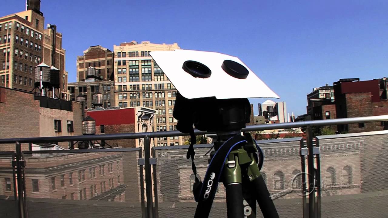 Make a Safe Sun Projector with Binoculars - YouTube