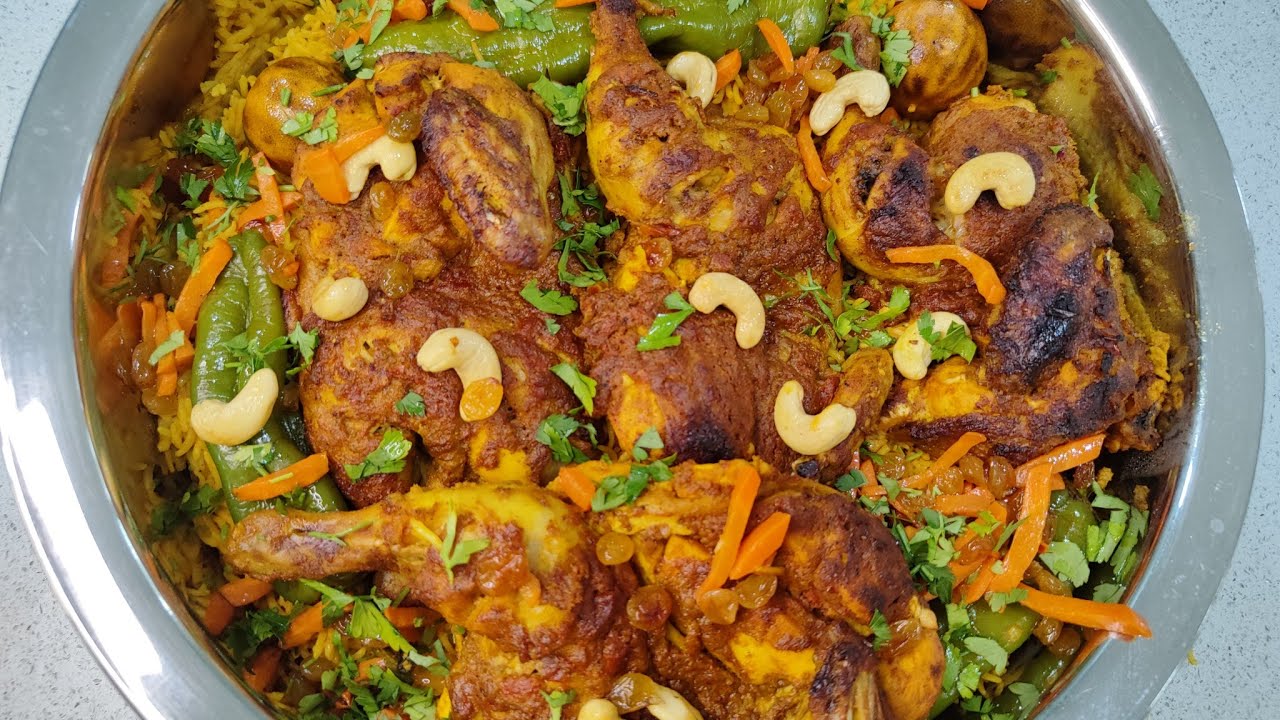 Arabic Chicken Bukhari Biryani Recipe How To Make Bukhari Biryani ...