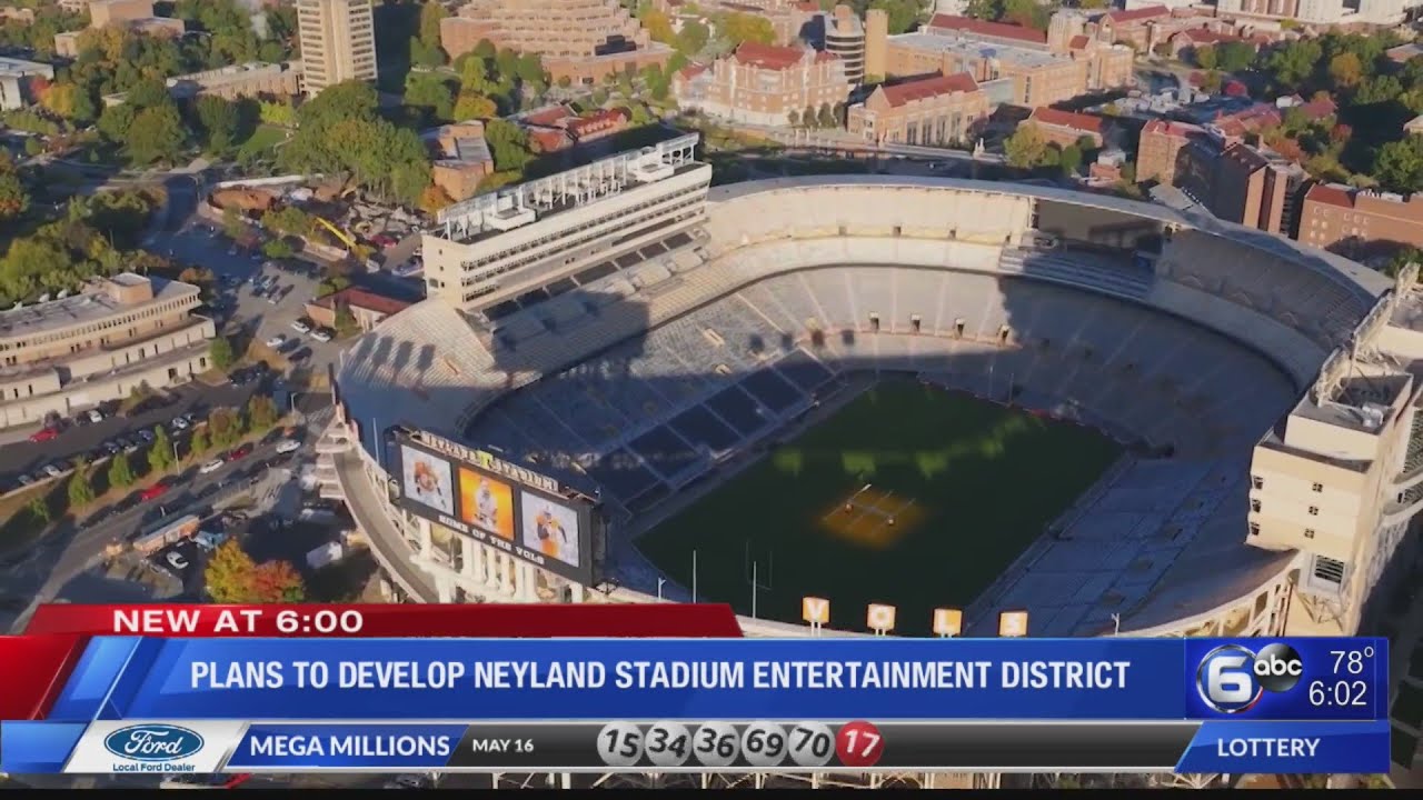 Plans to develop Neyland Stadium Entertainment District - YouTube