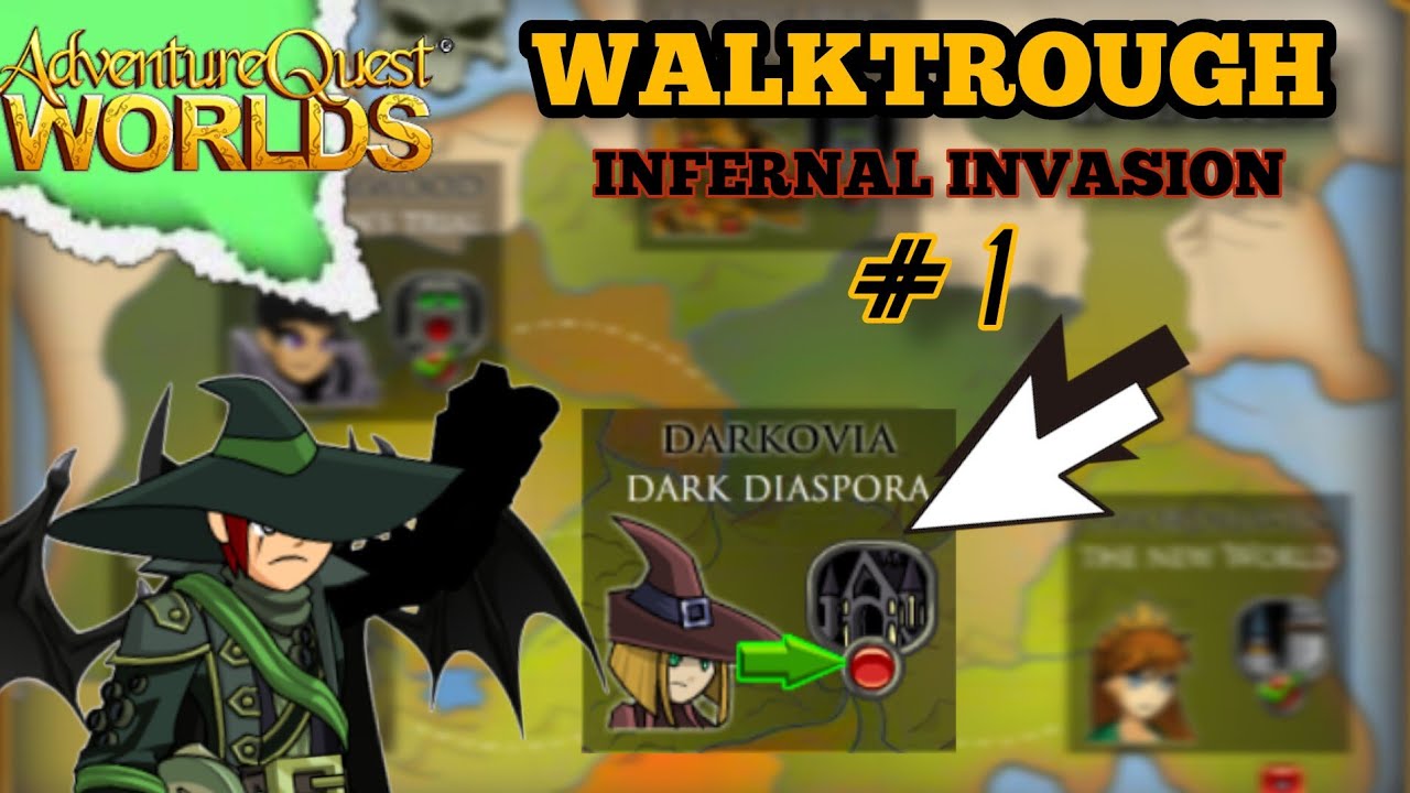 AQW WALKTROUGH - INFERNAL INVASION, DARKOVIA INVASION #1 - YouTube