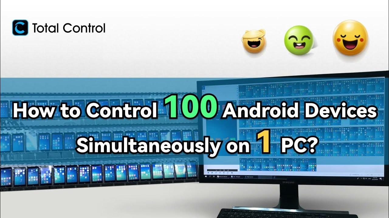 How to Control 100 Android Devices Simultaneously on 1 PC？ - YouTube