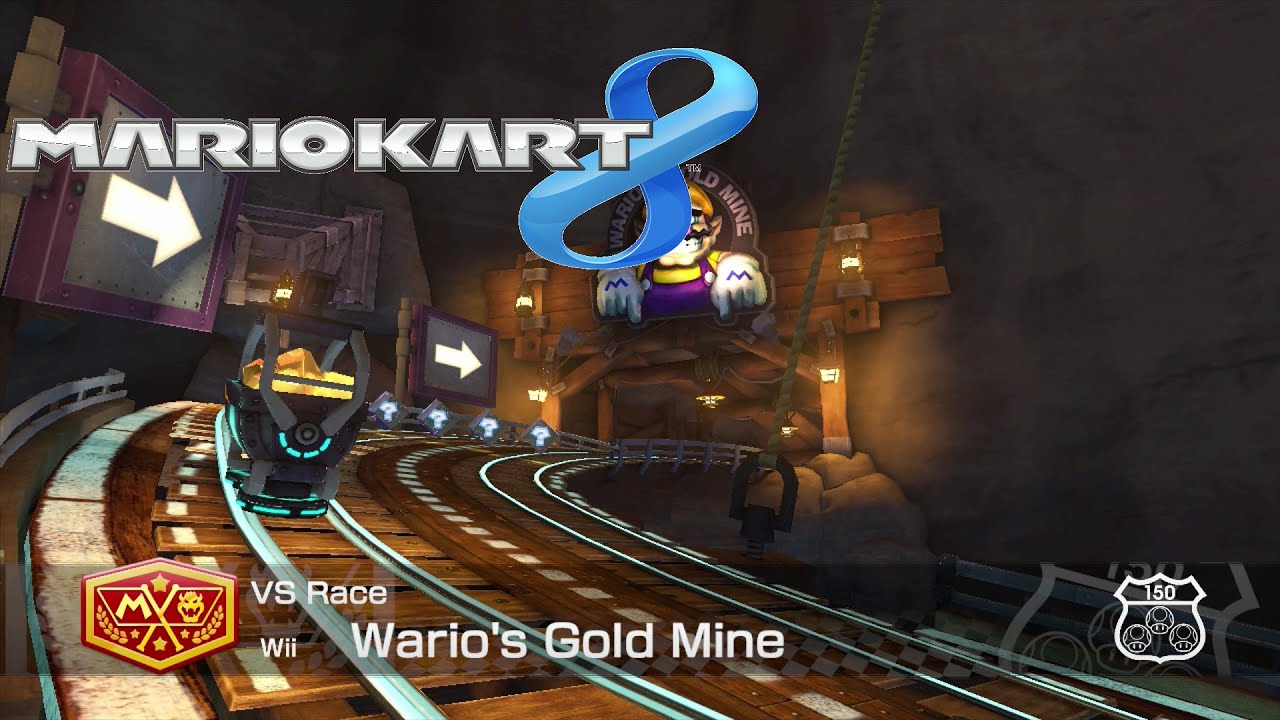 Introducing Mario Kart 8 DLC - Wario's Gold Mine (Wii) w/Link (Wii U ...
