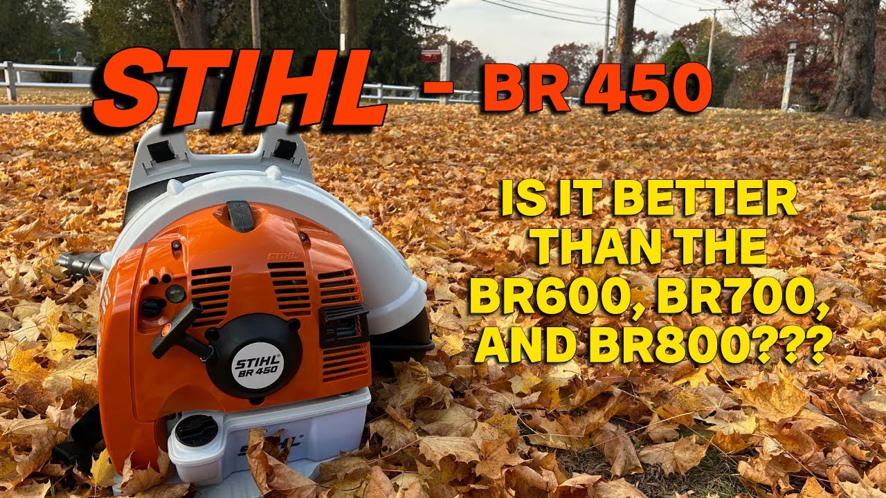 STIHL BR450 Leaf Blower. Why Did I Choose It Over the BR600, BR700, and BR800? - YouTube