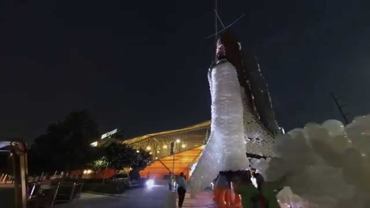 Giant Balloon Space Shuttle - YouTube