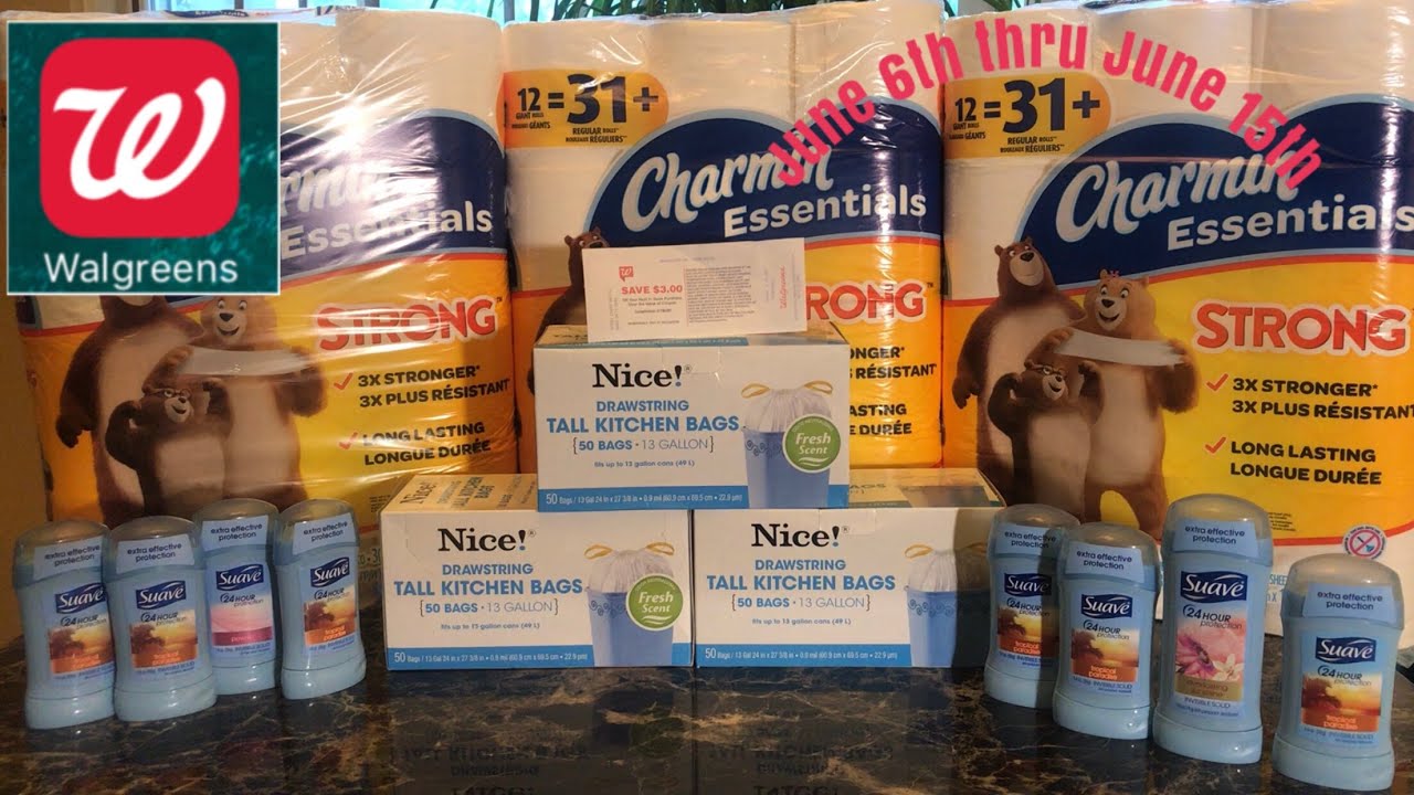 Walgreens great deals for the week 6-9 thru 6-15 - YouTube