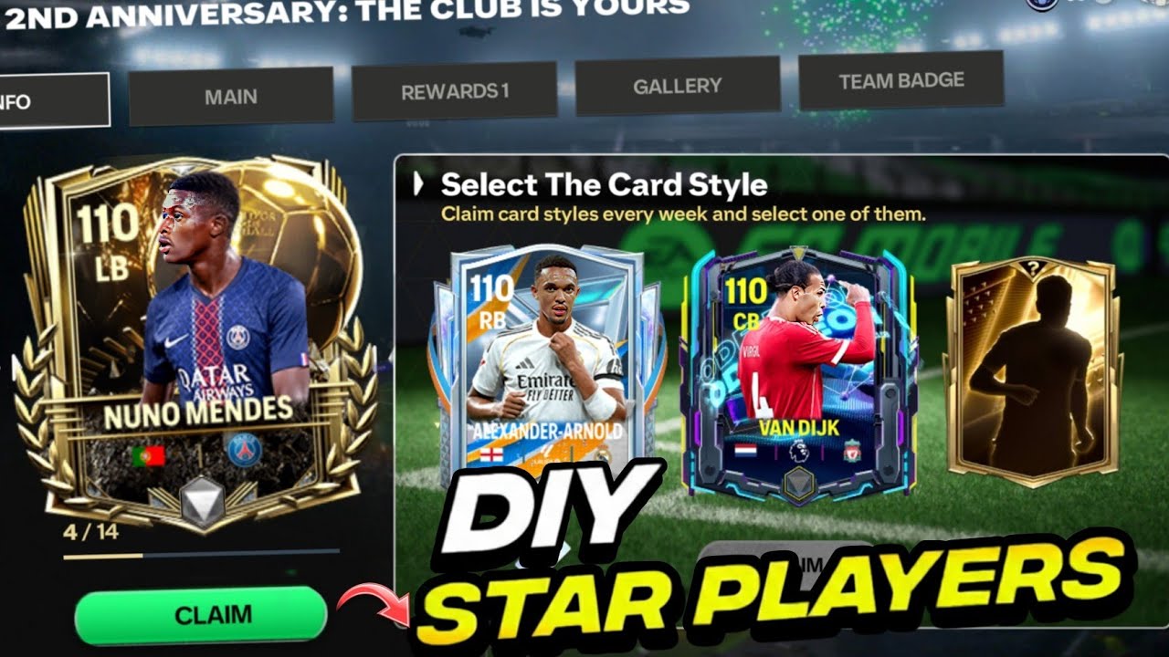 How To Get DIY STAR PLAYER? FREE 110 OVR Cards - Do This - YouTube