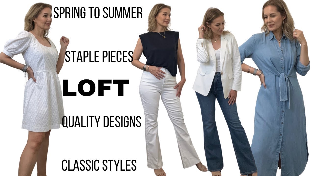 LOFT TRY ON HAUL 2023 // Affordable fashion Haul - YouTube