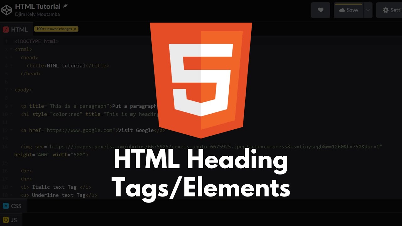 HTML Tutorial 6 HTML Heading H1 To H6 Tags Explained YouTube html-tutorial-6-html-heading-h1-to-h6-tags-explained-youtube