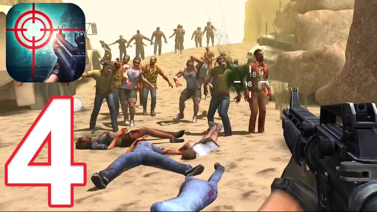 Zombie Hunter D-Day 2 Gameplay Walkthrough Part 4 - Chapter 3 (Android, iOS) - YouTube