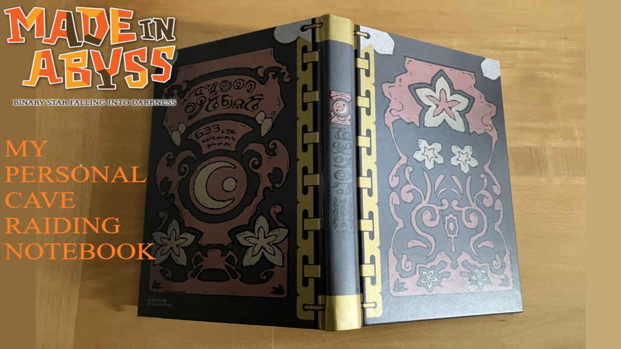My Personalised Cave Raiding Notebook Made In Abyss Binary Star Falling ...