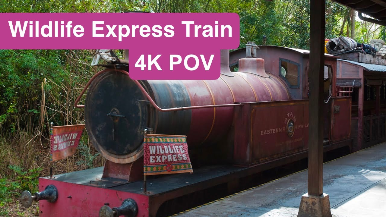 The Animal Kingdom's Wildlife Express Train from Harambe, Africa to ...