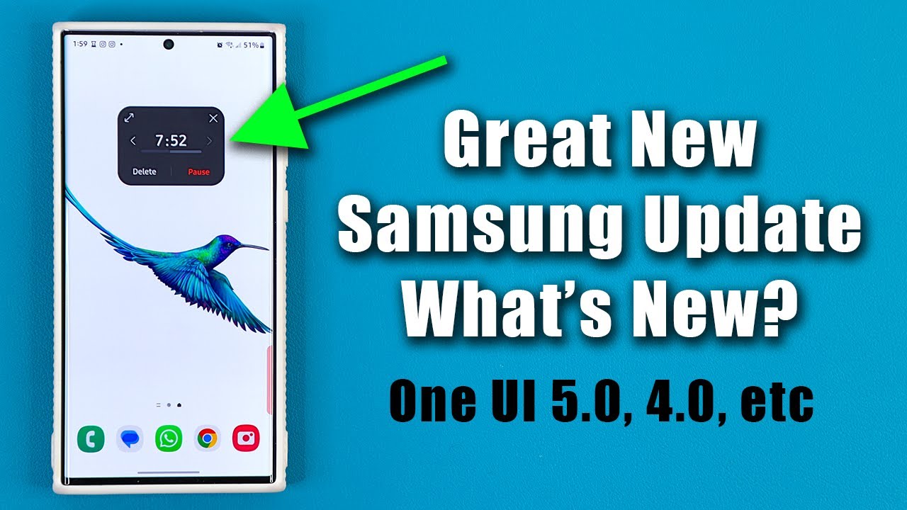 Great New Samsung Update for Galaxy Smartphones - What's New? (ONE UI 5 ...