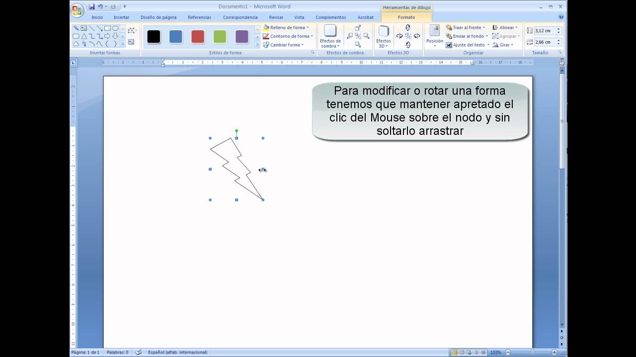 Word 2007 - Formas I (Autoformas) - YouTube