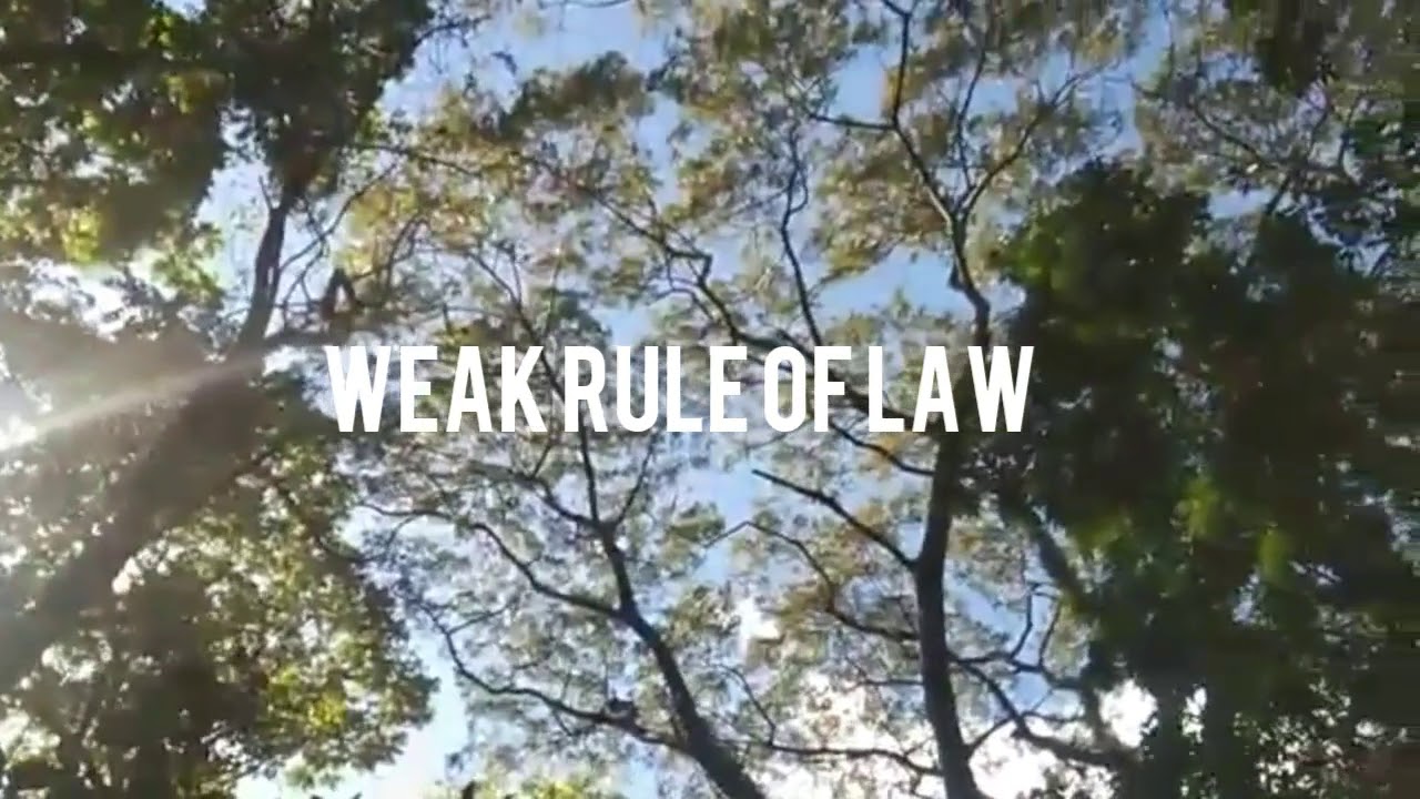 WEAK RULE OF LAW (BA201A) - YouTube