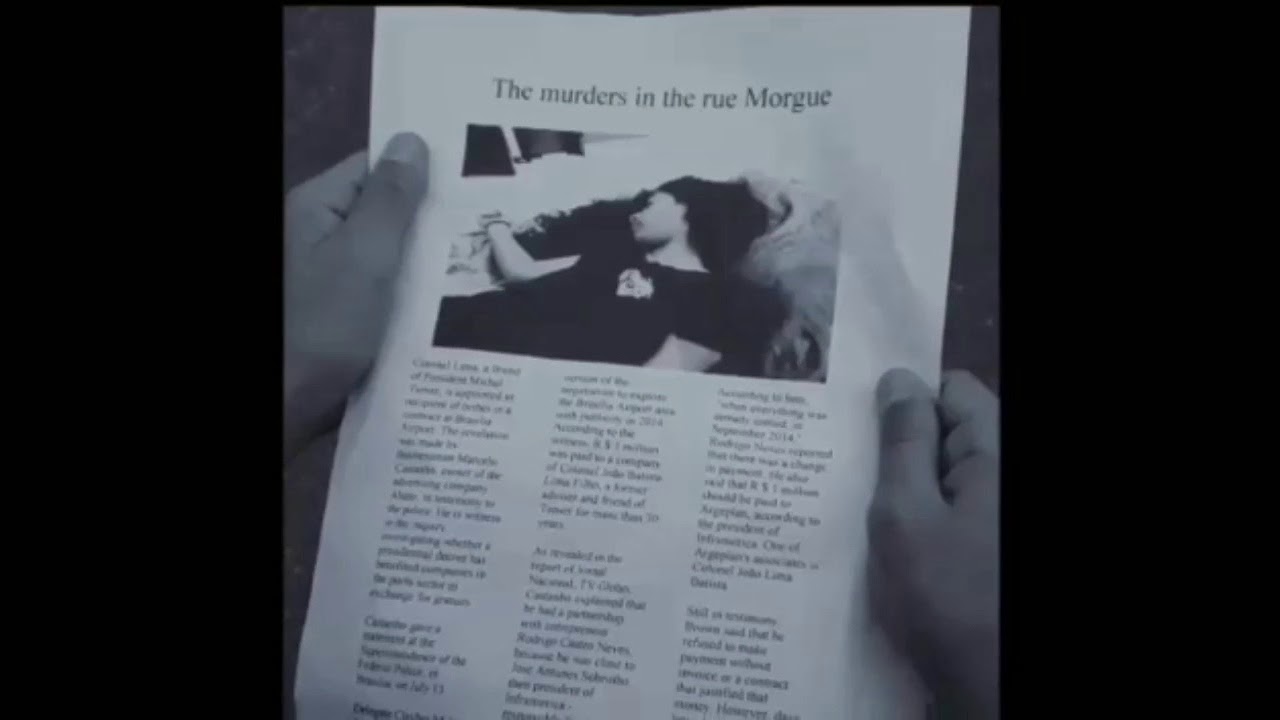 Murders on Morgue street || Fã trailer || 8 ° A - YouTube