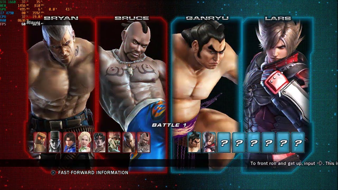 Tekken Tag Tournament 2 / Team Battle Mode / RPCS 3 Gameplay - YouTube