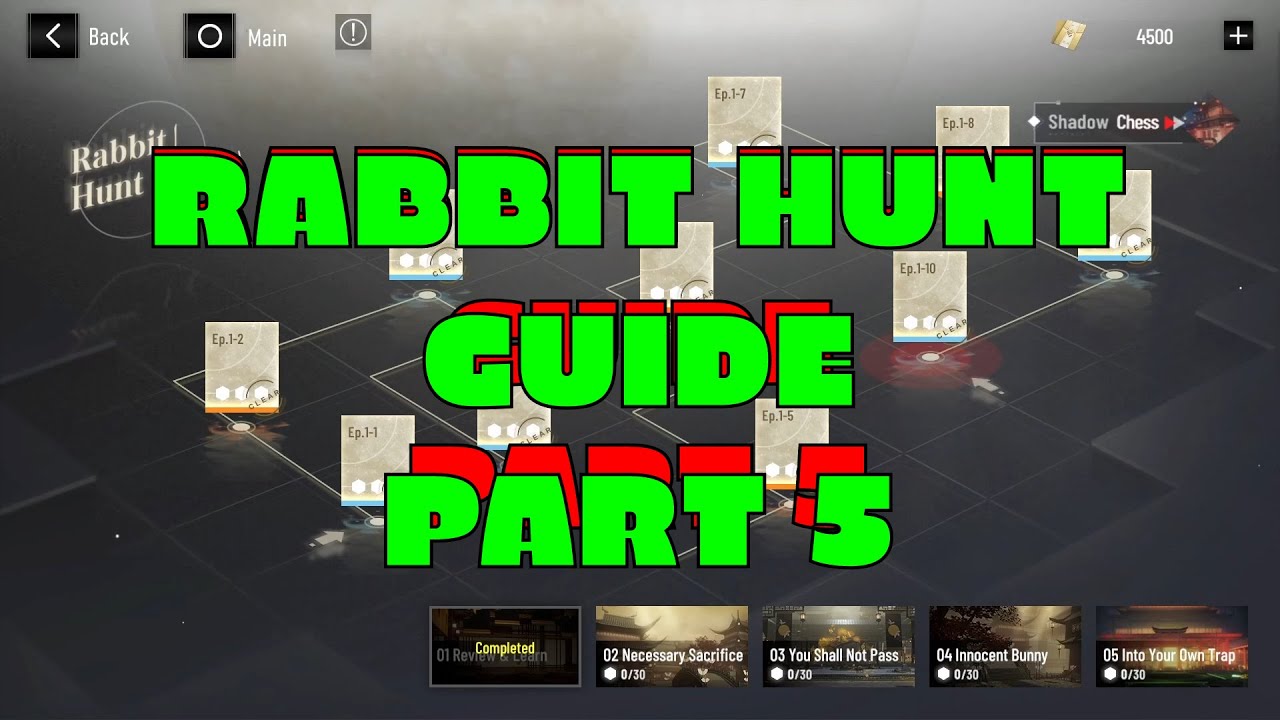 Punishing Gray Raven - Rabbit Hunt Part 5 Guide - YouTube