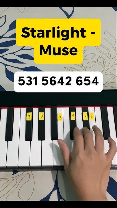 Starlight - Muse (Piano Tutorial) #music #shorts - YouTube