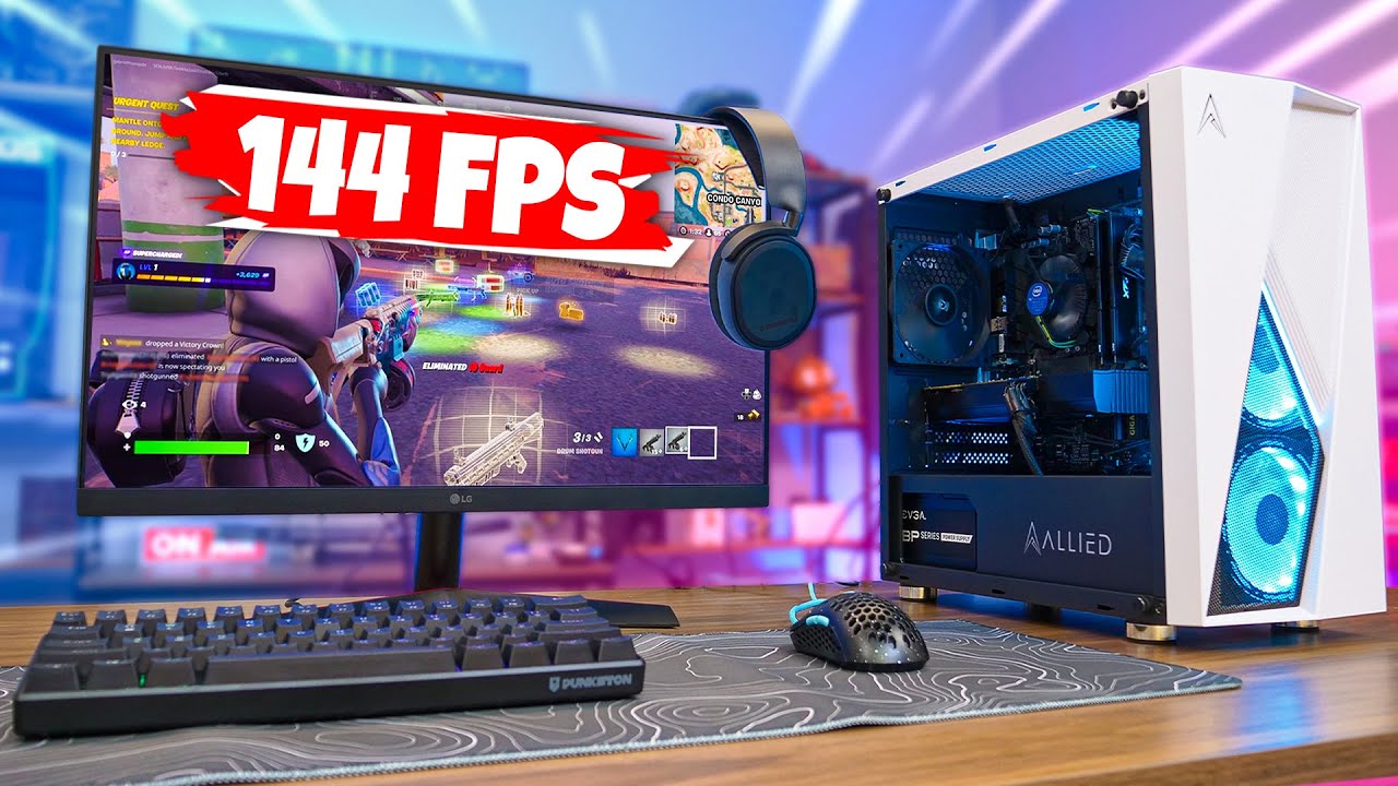 $800 FULL Gaming Setup (PC, Monitor, Keyboard, Mouse, & More) - YouTube