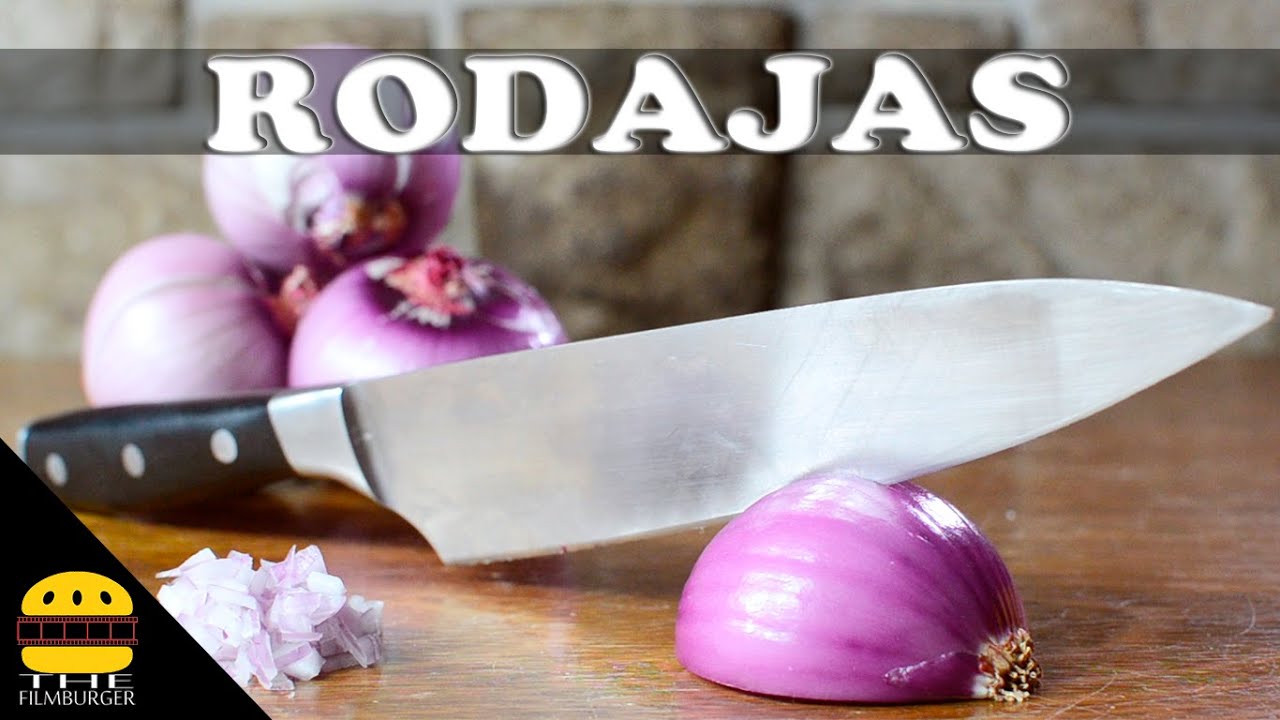CORTE DE CEBOLLA EN RODAJAS - YouTube