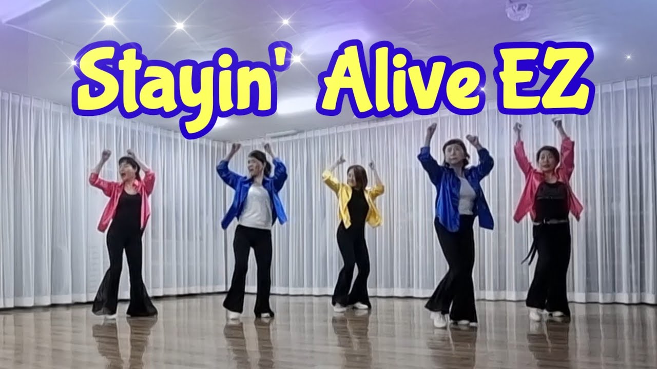 Stayin' Alive EZ Line Dance (Phrased Beginner) / Yulia PM ( INA ...