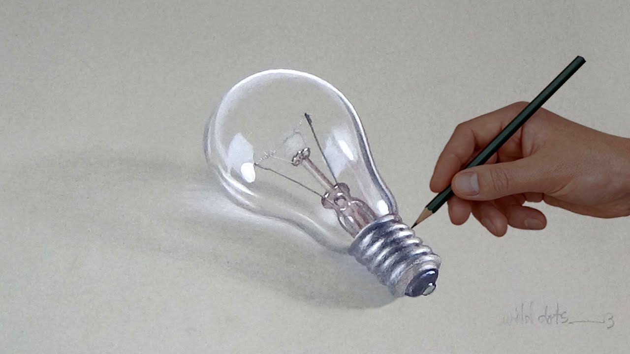 How to Draw An Electric Bulb | - YouTube
