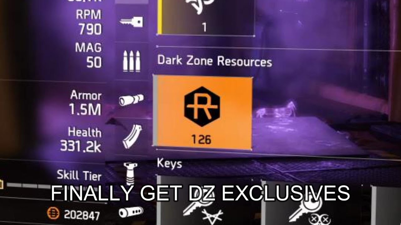 THE BEST DARK ZONE RESOURCES FARM [DIVISION 2] - YouTube
