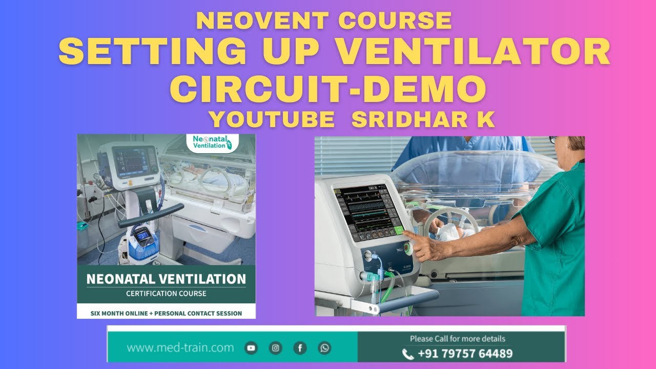 Demo on setting up ventilator circuit l NICU nurse l Neonatal ...