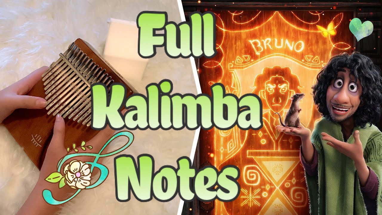 We Don’t Talk About Bruno (Complete Kalimba Notes Tutorial) - YouTube