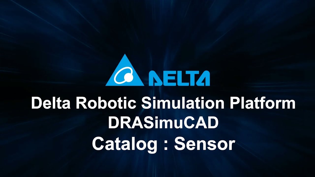 Delta Robotic Simulation Platform DRASimuCAD(16) - Catalog Sensor - YouTube