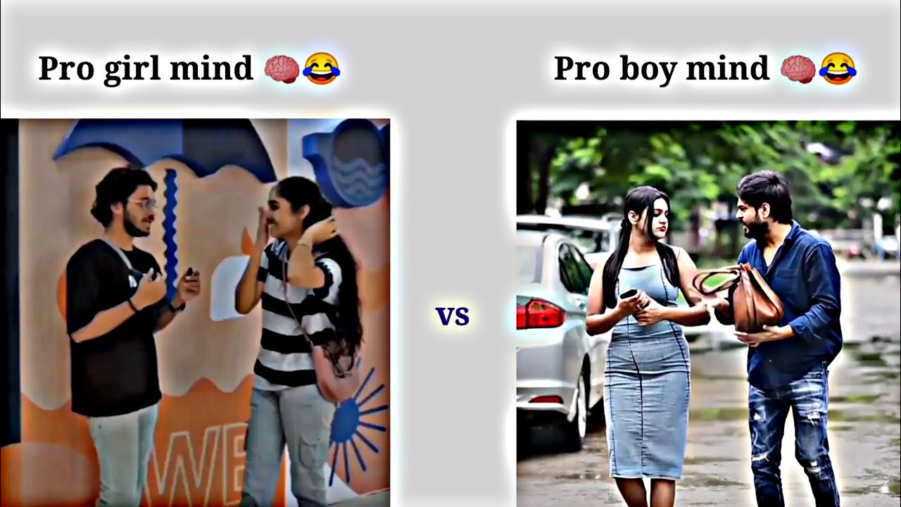 Pro girl mind 🧠😂 vs Pro boy mind 🧠😂 - YouTube