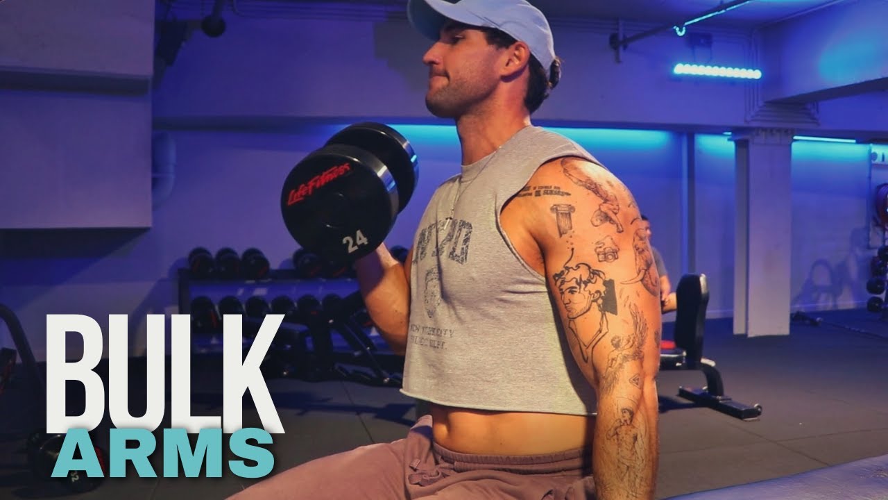 Full arms day bicep and tricep bulking up | KILIAN FIT - YouTube