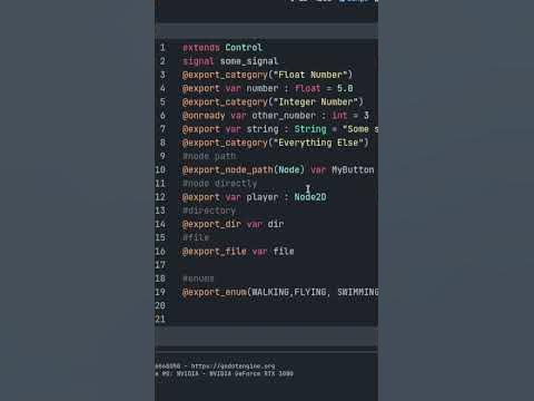 GD Script Highlights in Godot 4 - YouTube