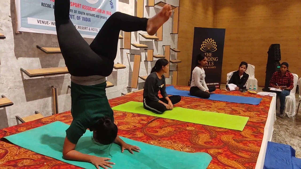 yogashan..yoga competition organized by dhanbad district yoga ...