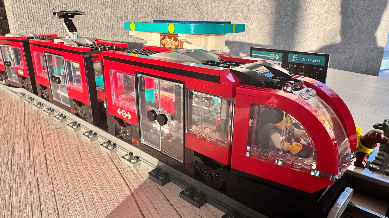 60423 Lego tram - YouTube