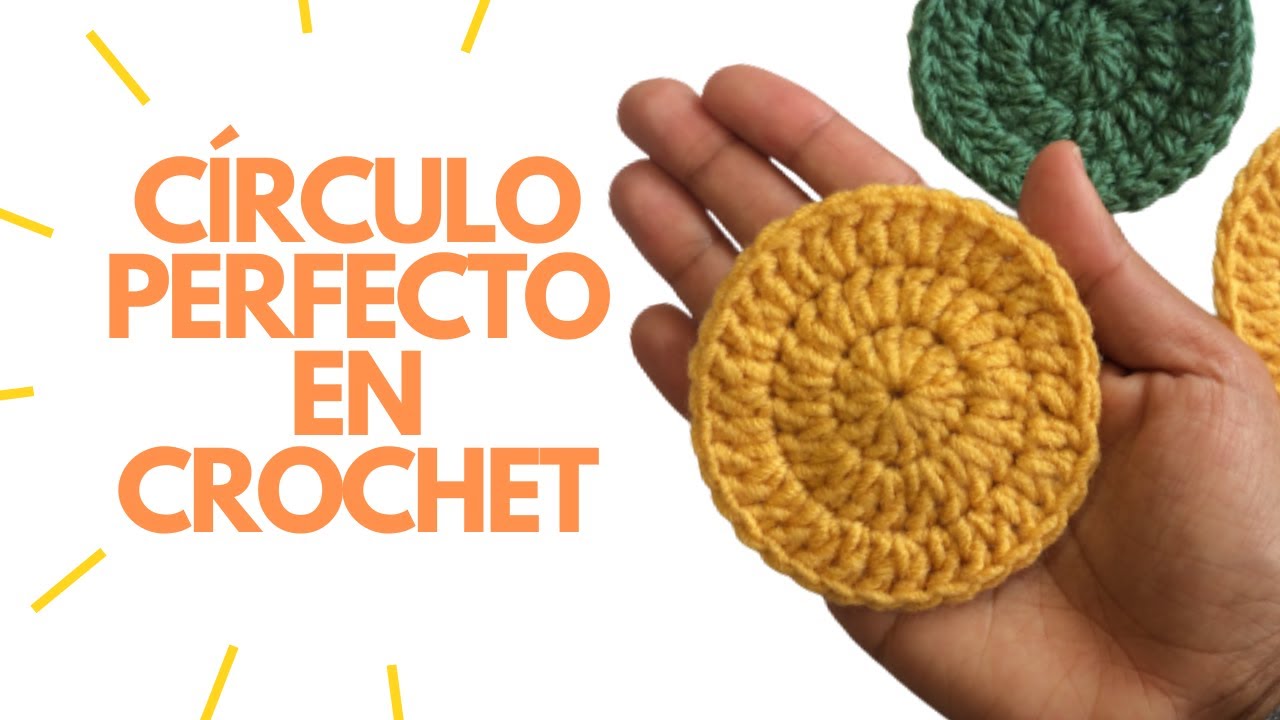 Cómo TEJER un CÍRCULO PERFECTO en CROCHET💡Fácil - YouTube