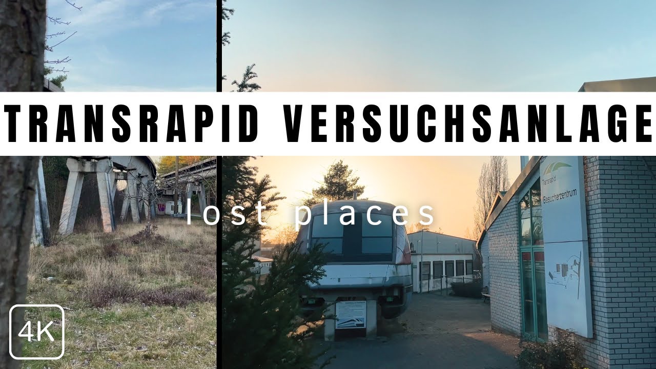 Die Transrapid-Teststrecke im Emsland: Ein vergessener Ort mit einer ...