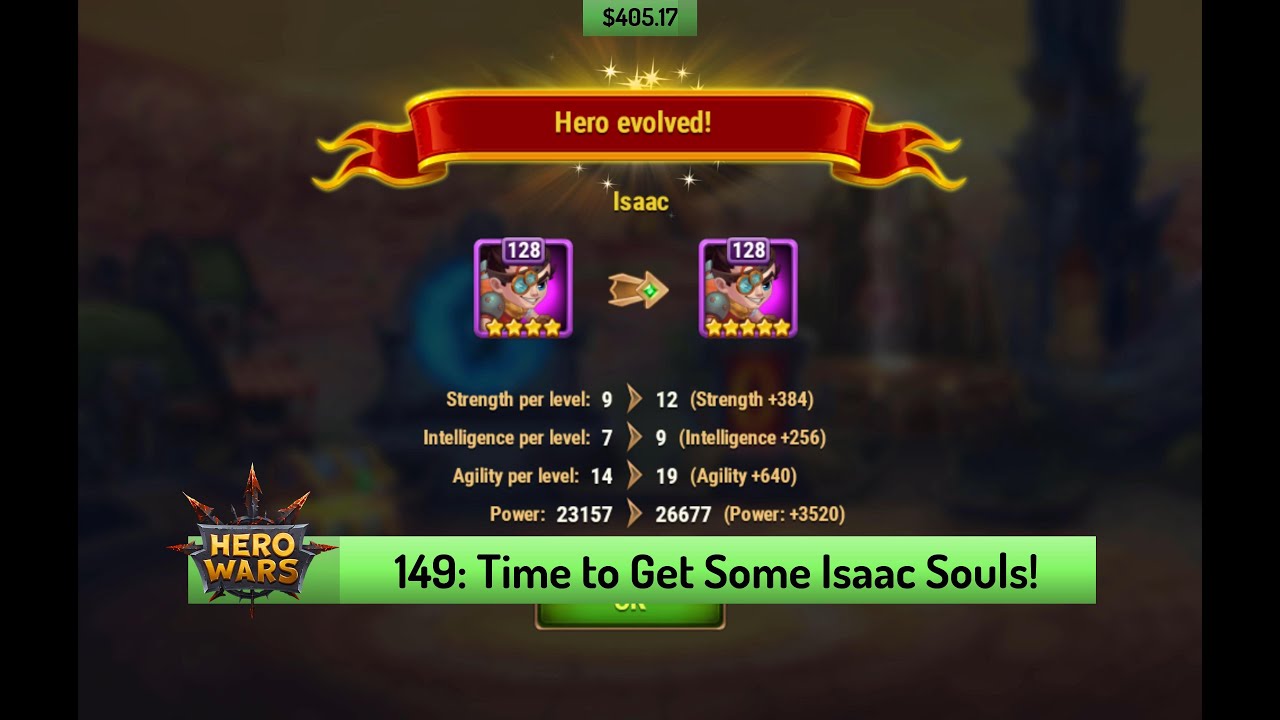 Let's Play Hero Wars 149: Isaac is 5 Stars! - YouTube