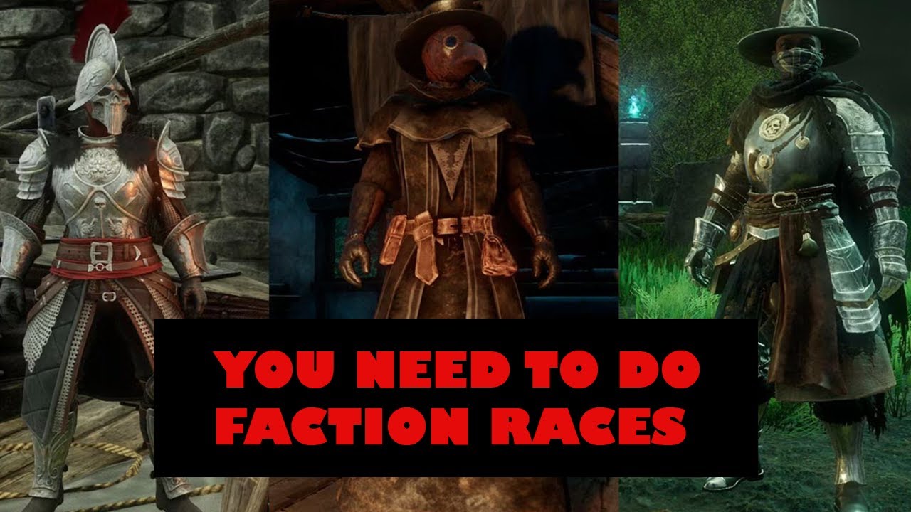 Faction Races are Peak new World Aeternum Gameplay - YouTube